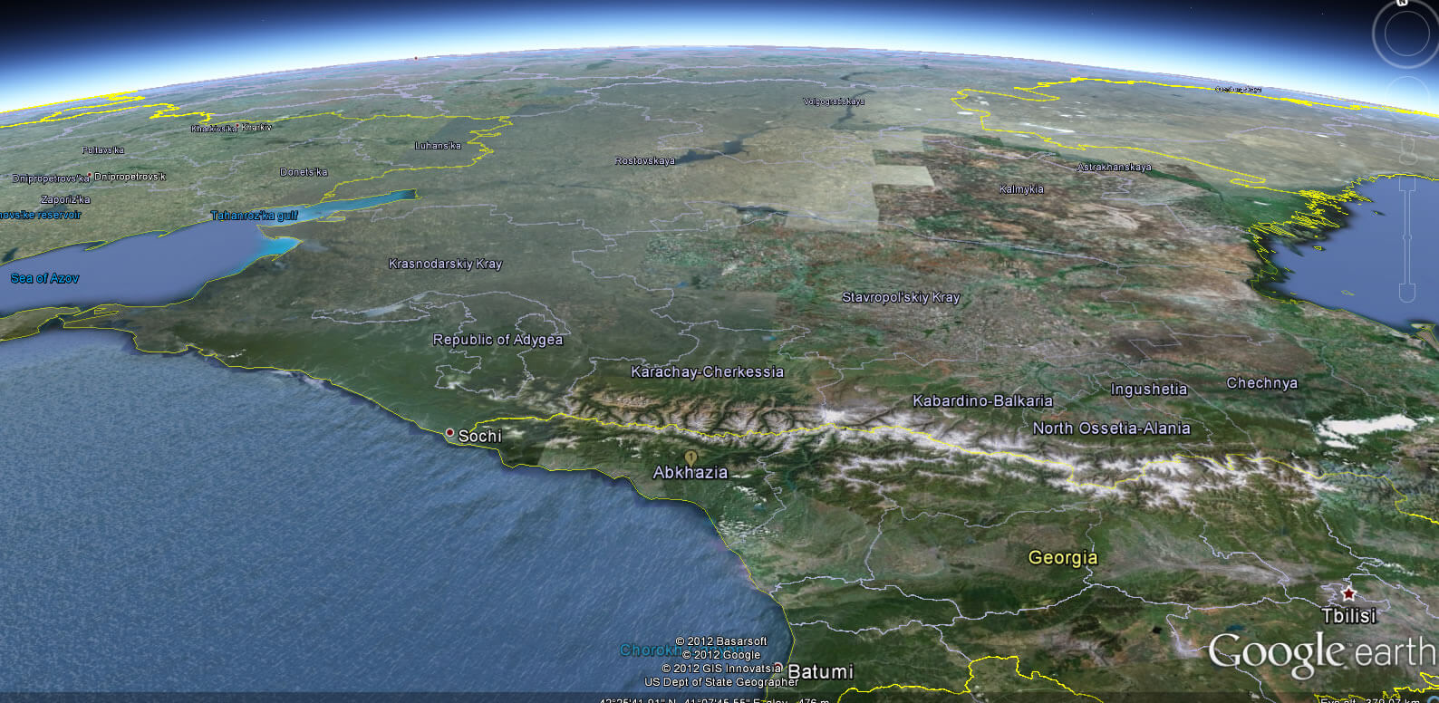 Abkhazia Map