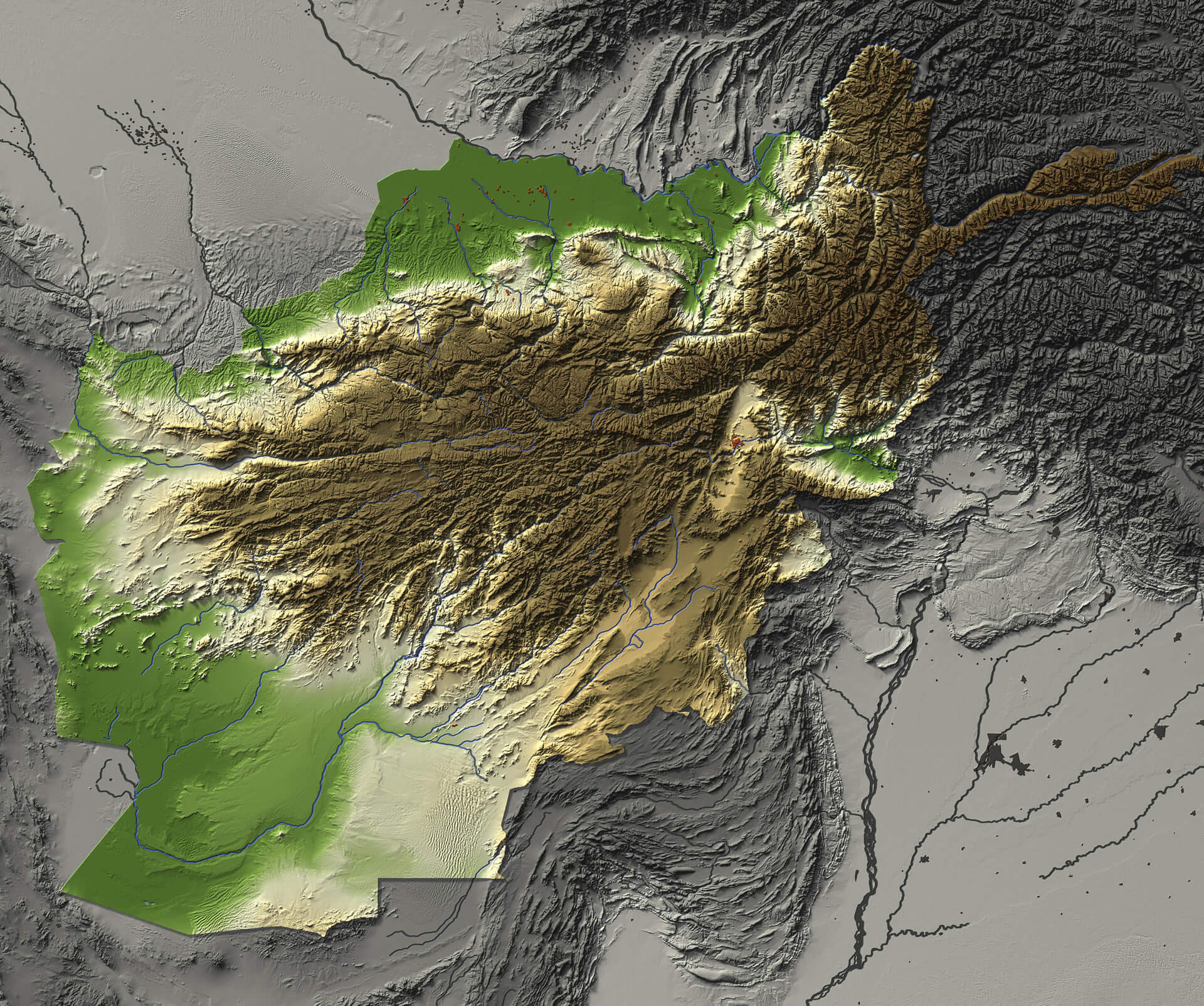 Afghanistan Map