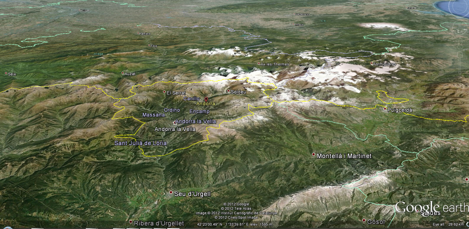 Andorra Map