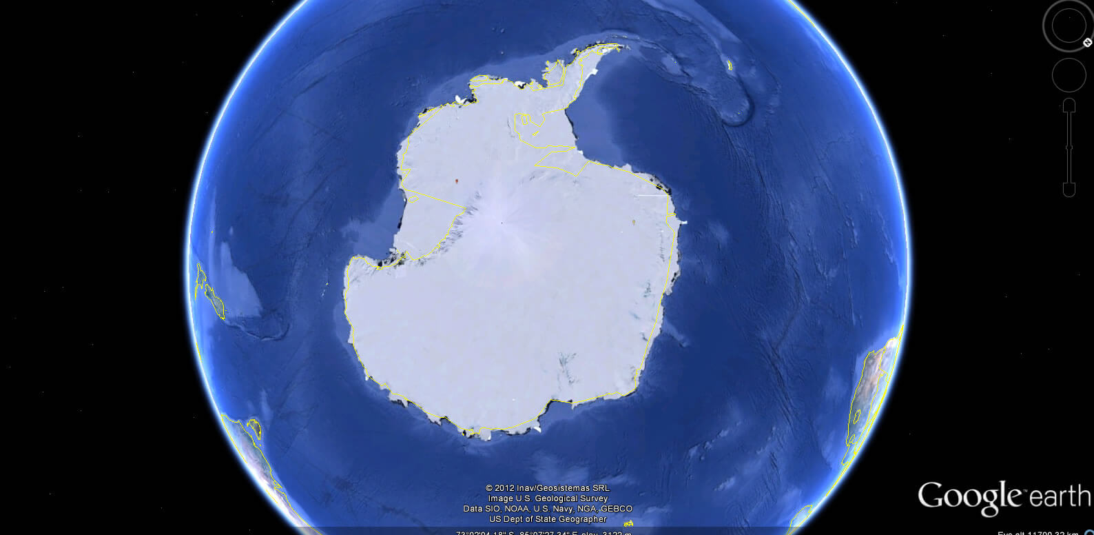 Antarctica Map - Antarctica