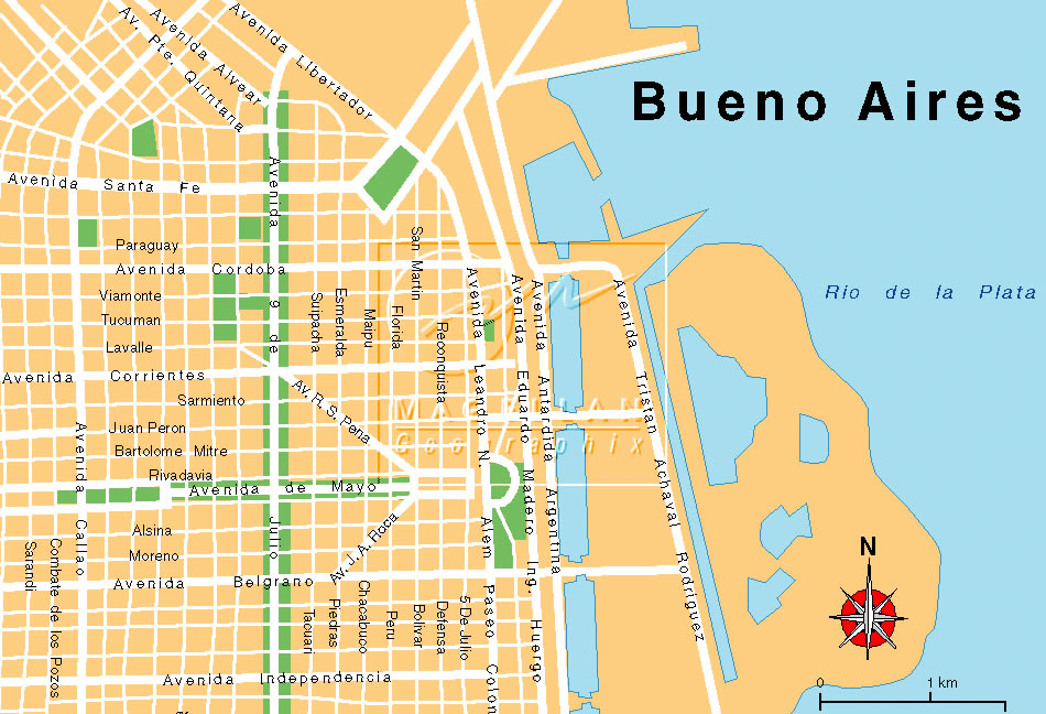 Buenos Aires Map - Argentina