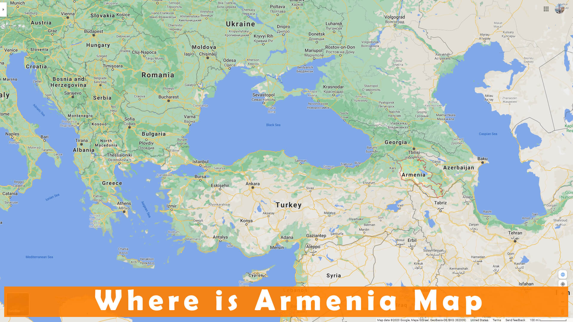 Armenia Map