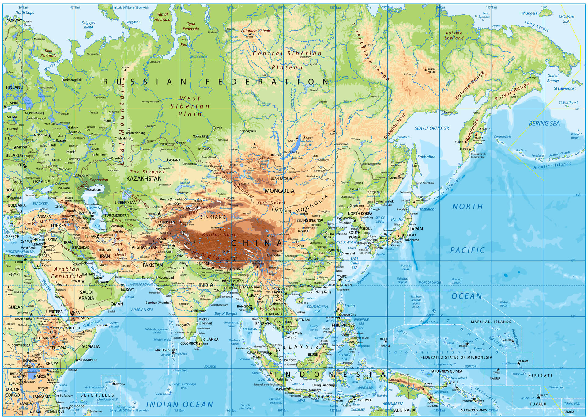 Asia Map