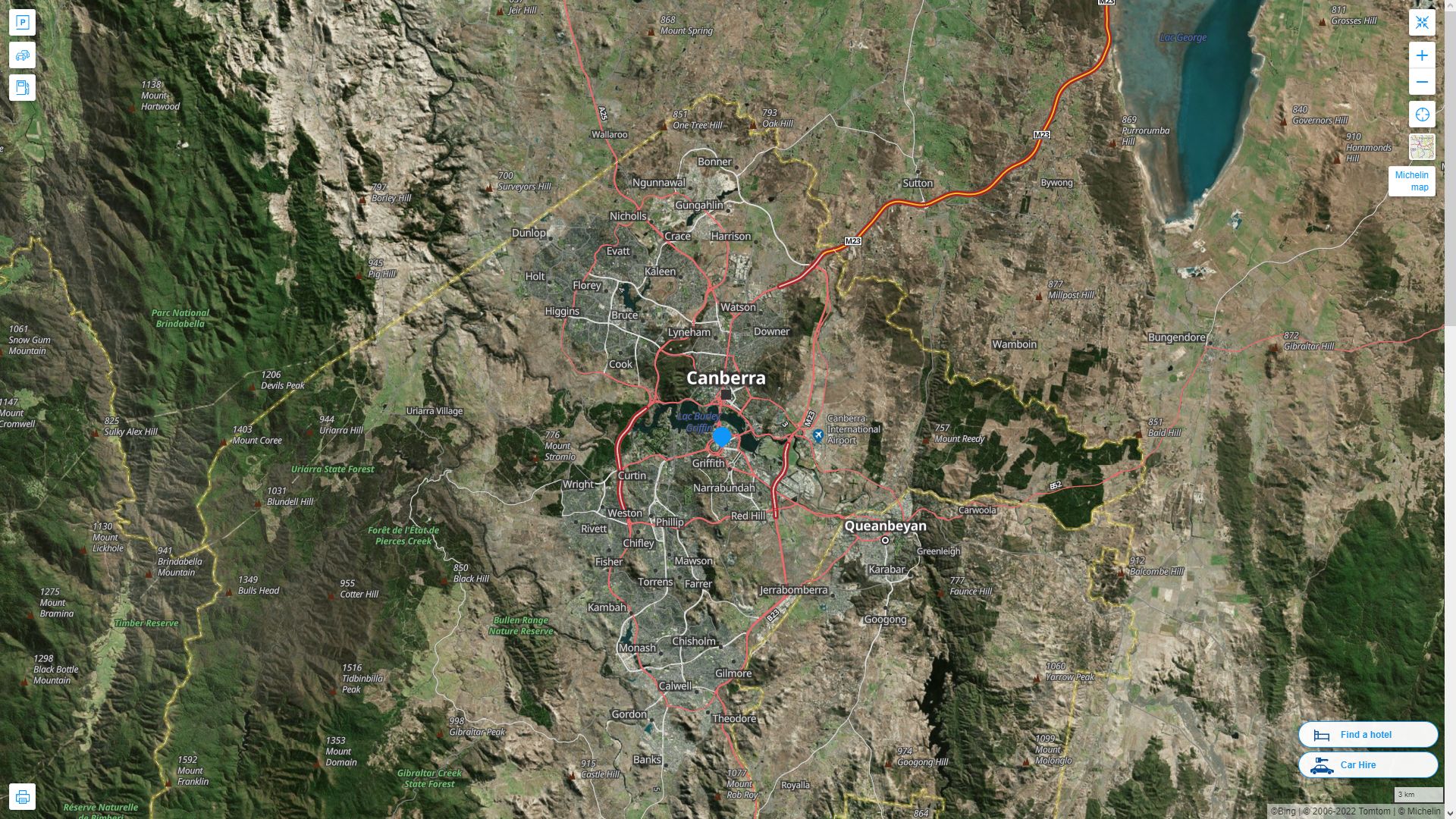 Canberra Map
