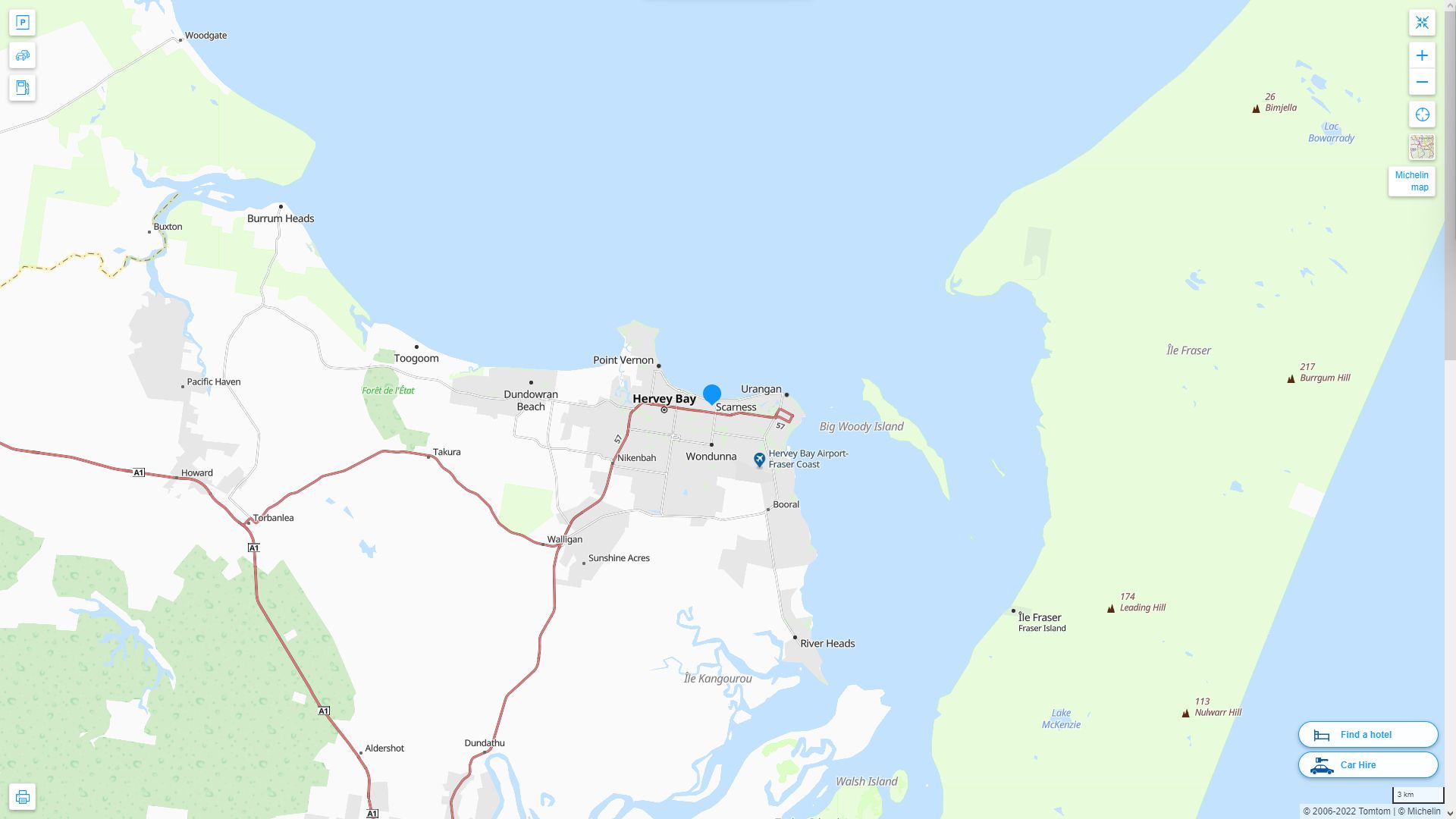 Hervey Bay Map