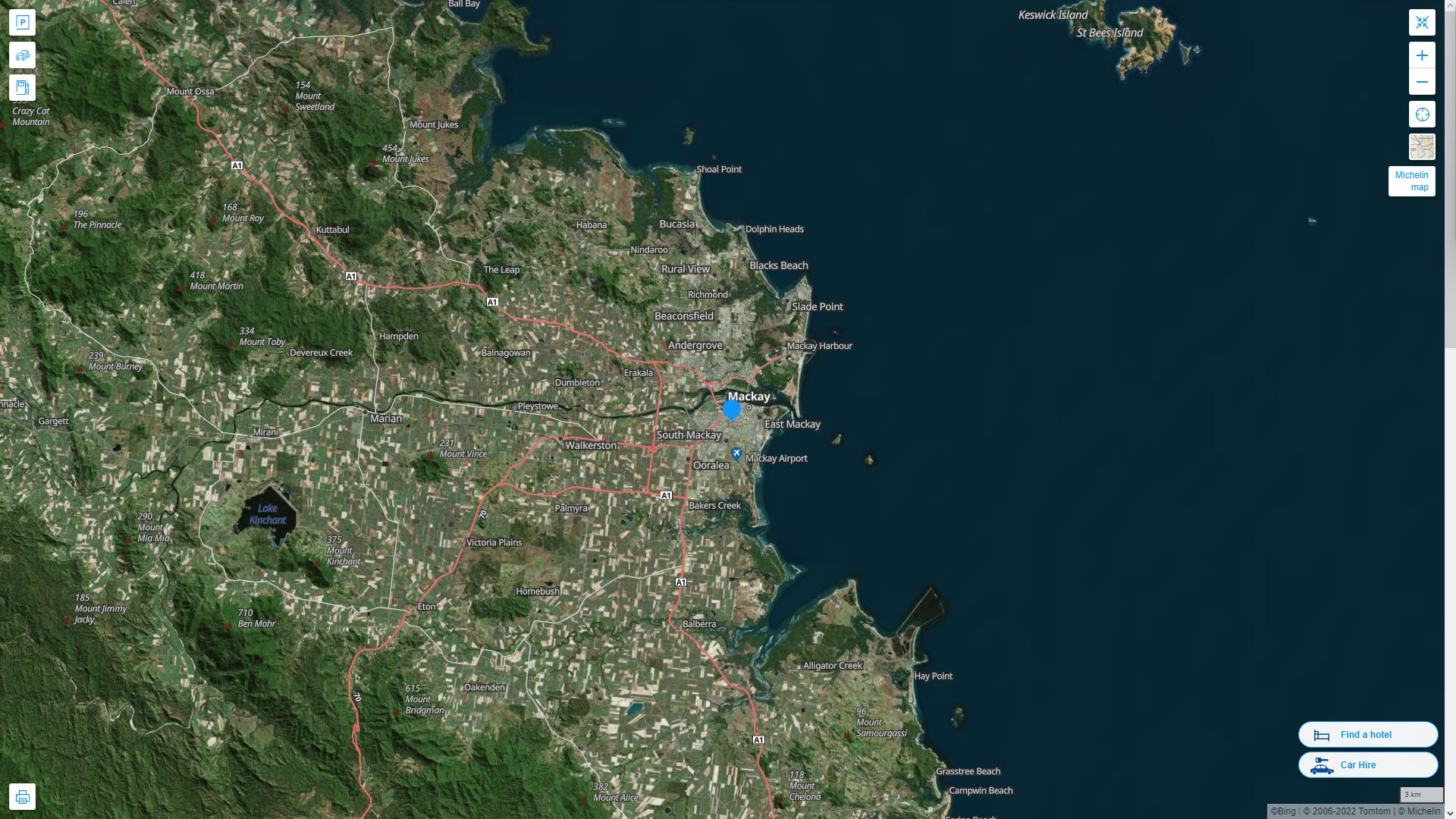 Mackay Map - Australia