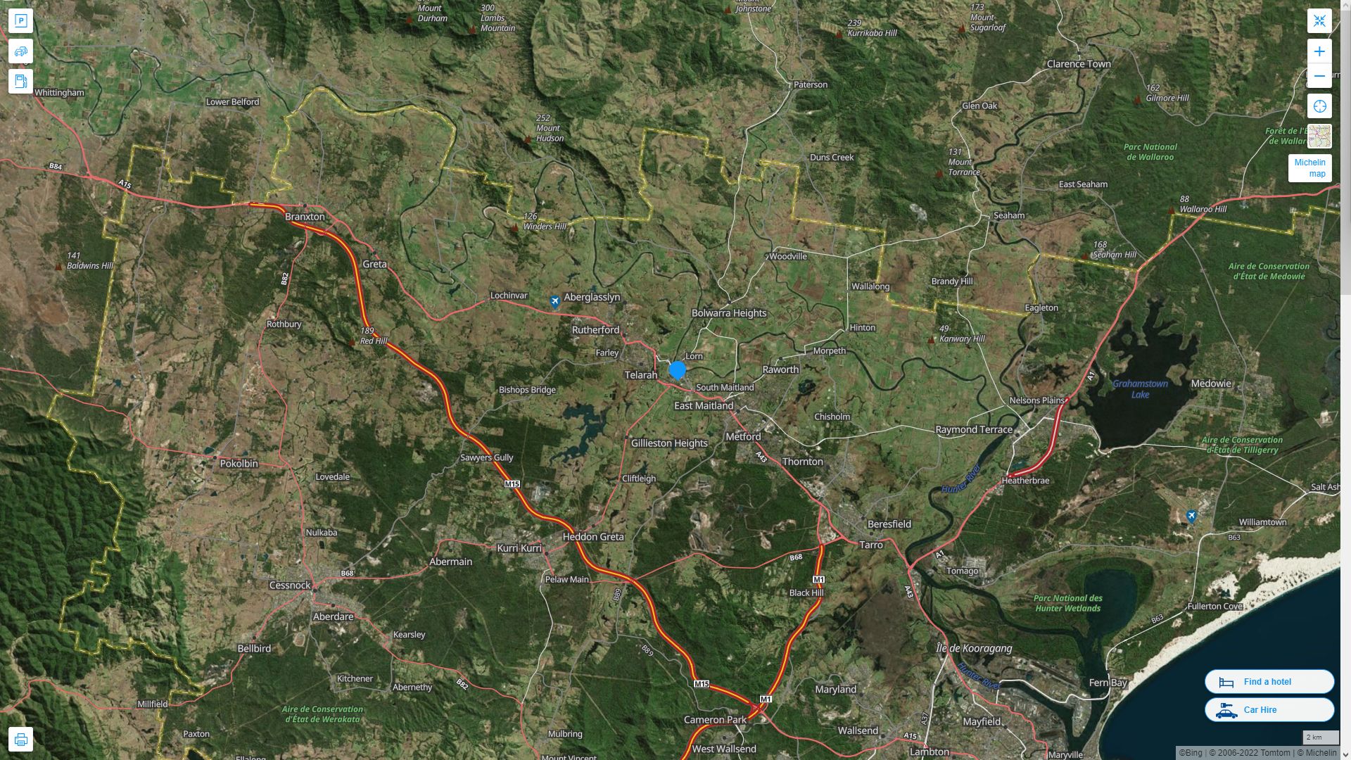 Maitland Map - Australia