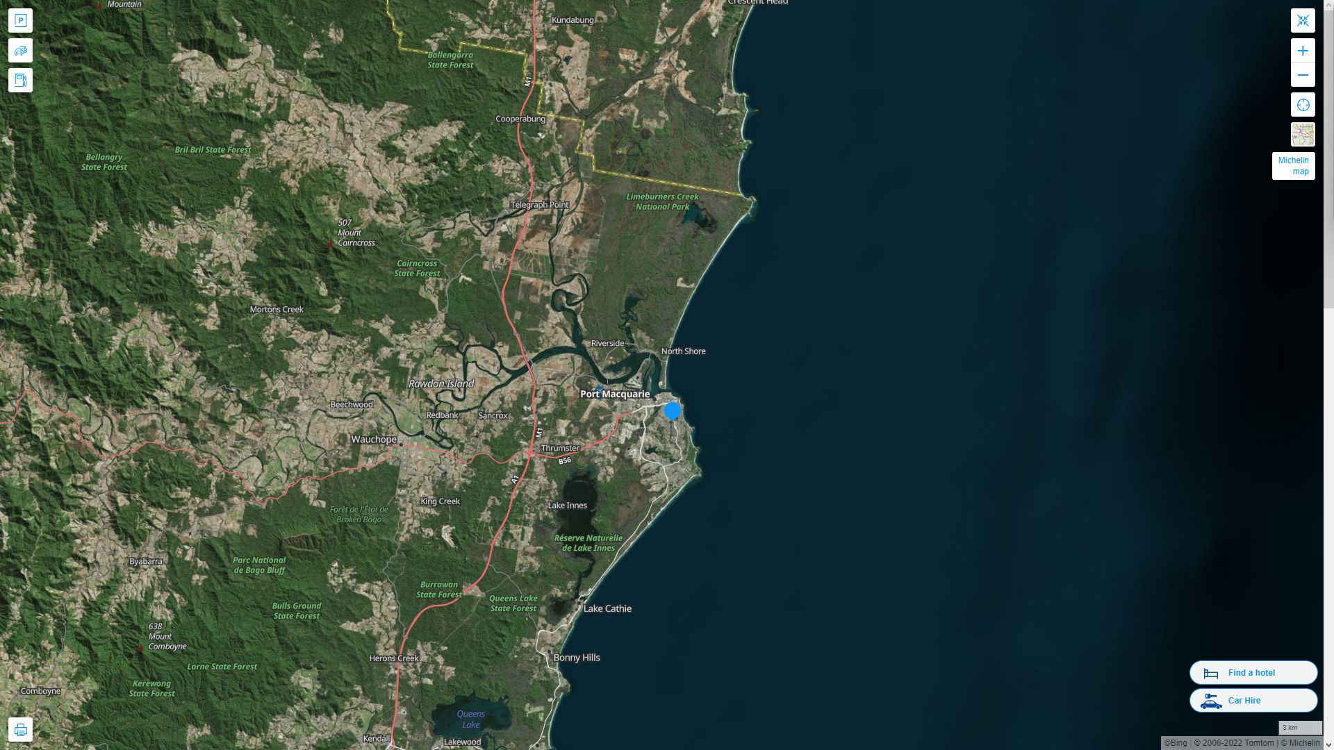 Port Macquarie Map