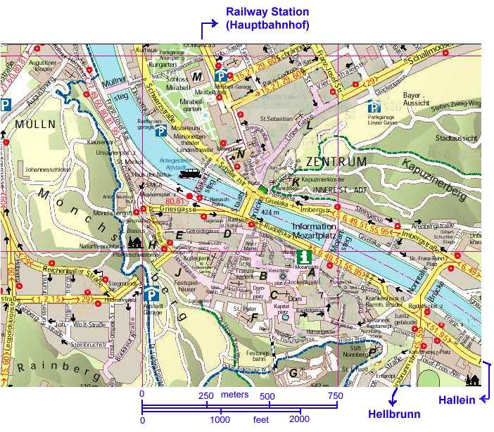 Salzburg Map - Austria