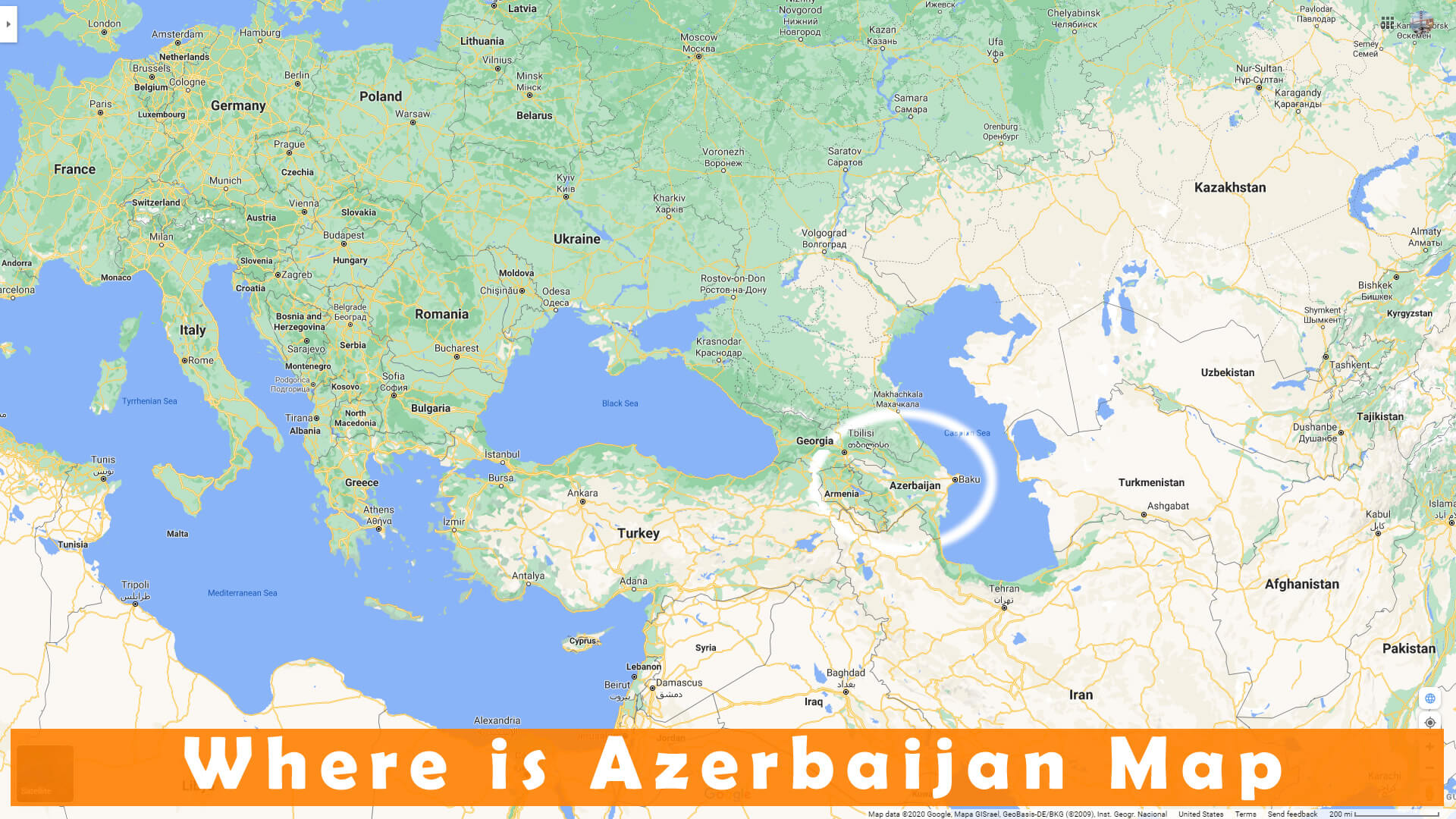 Azerbaijan Map