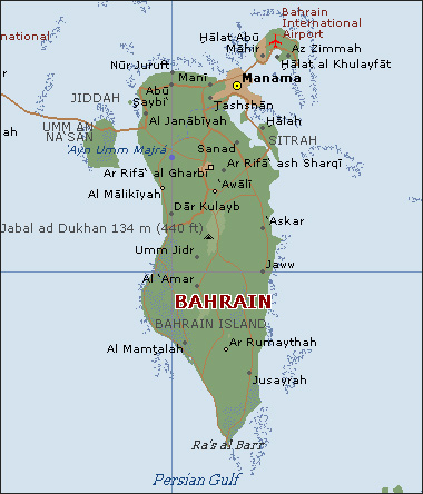 Al Muharraq Map - Bahrain