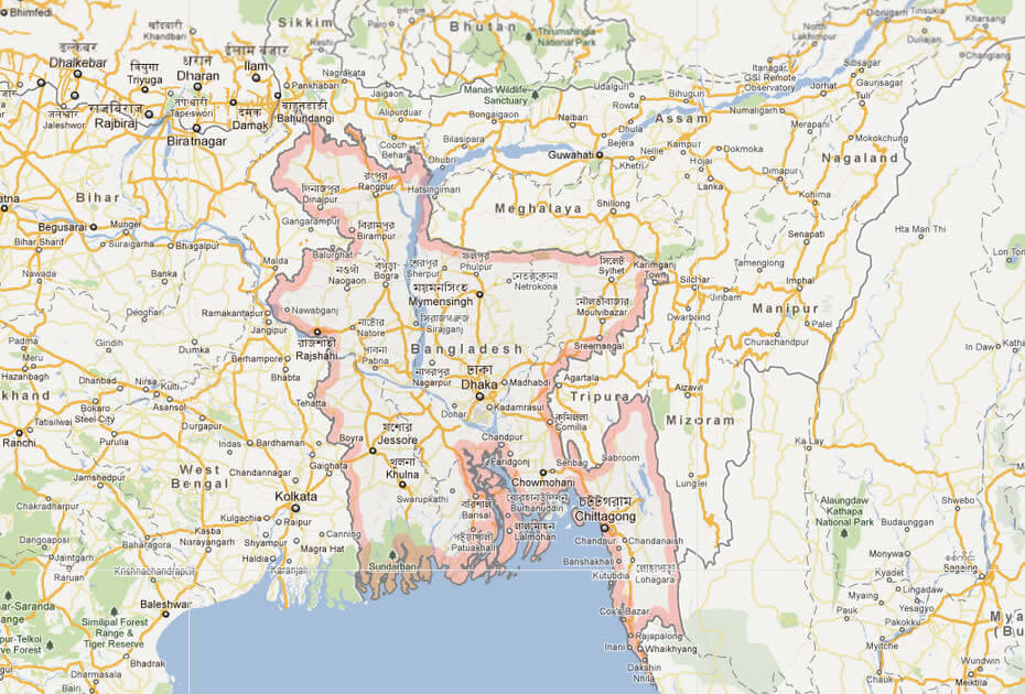 Bangladesh Map