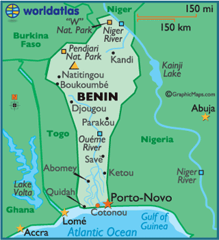 Benin Map