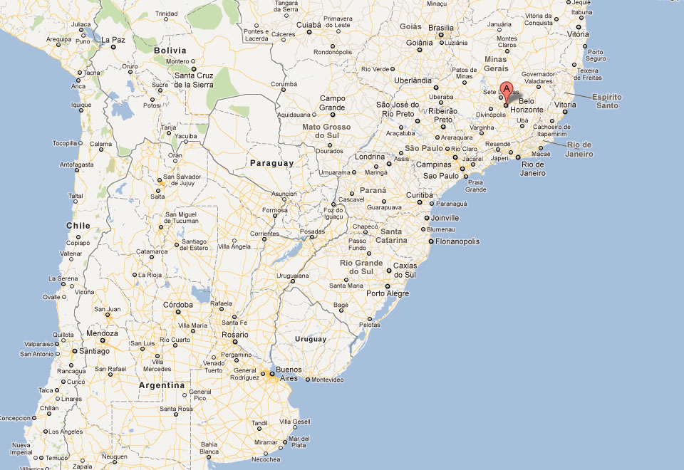 Belo Horizonte Map