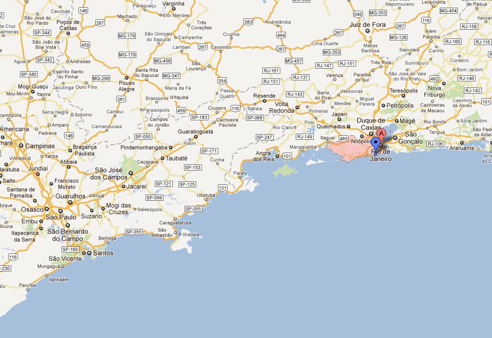 Rio de Janeiro Map
