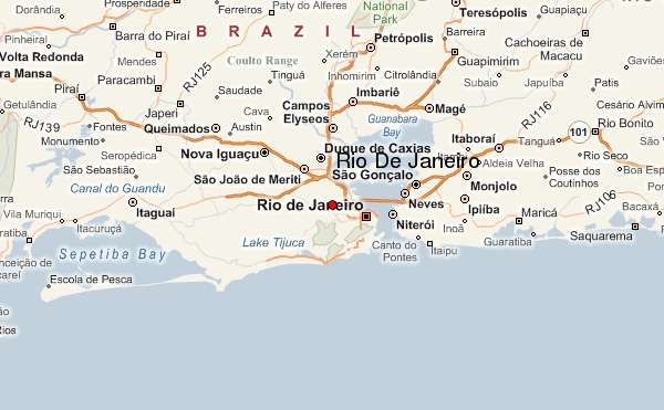 Rio de Janeiro Map