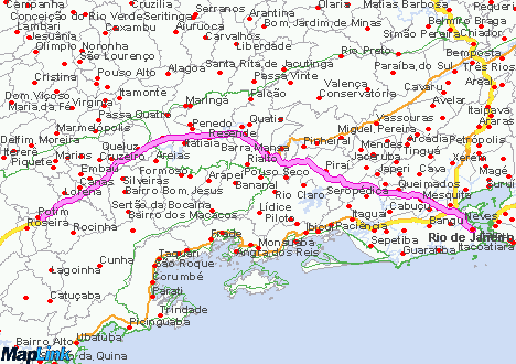Rio de Janeiro Map