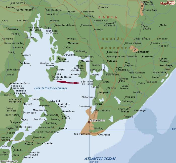 Salvador Map