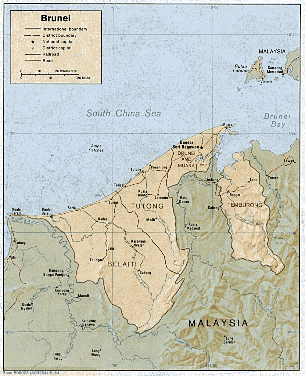 Brunei Map