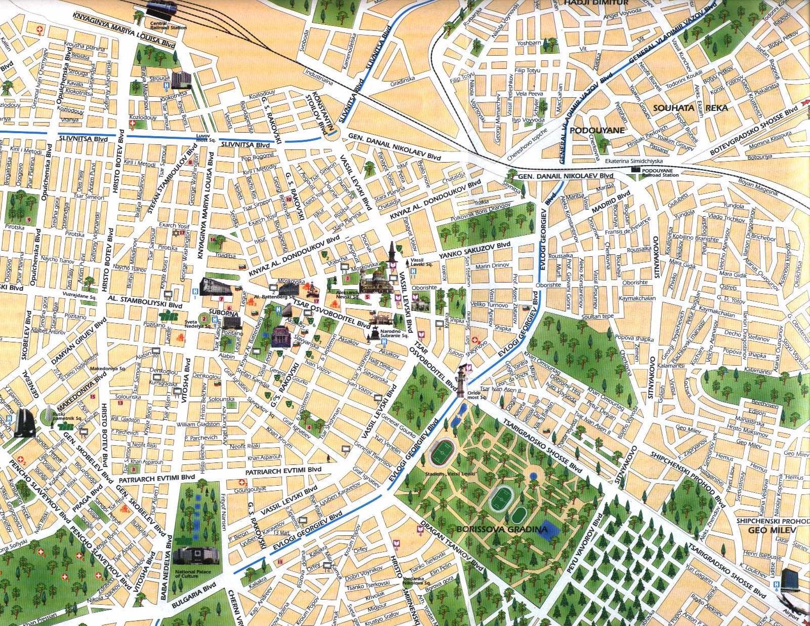 Sofia Map Sofia Map