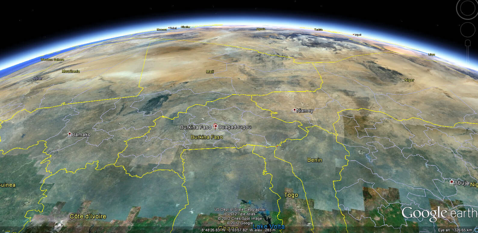Burkina Faso Map