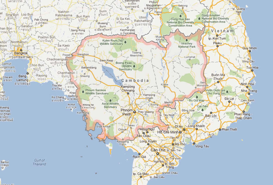 Cambodia Map