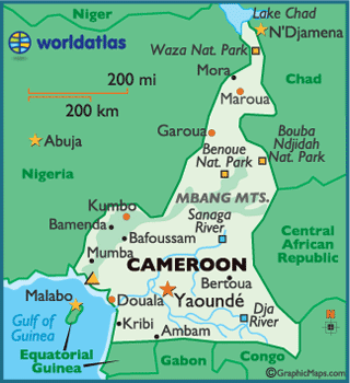 Cameroon Map