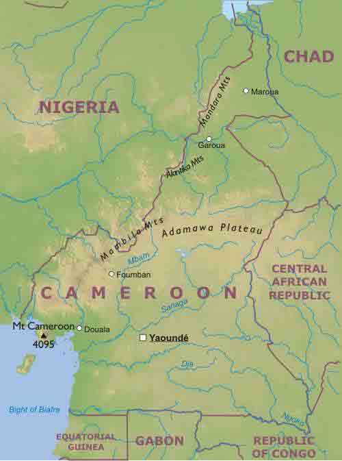 Cameroon Map