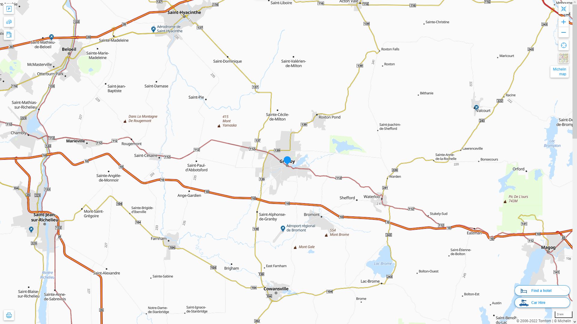 Granby Map