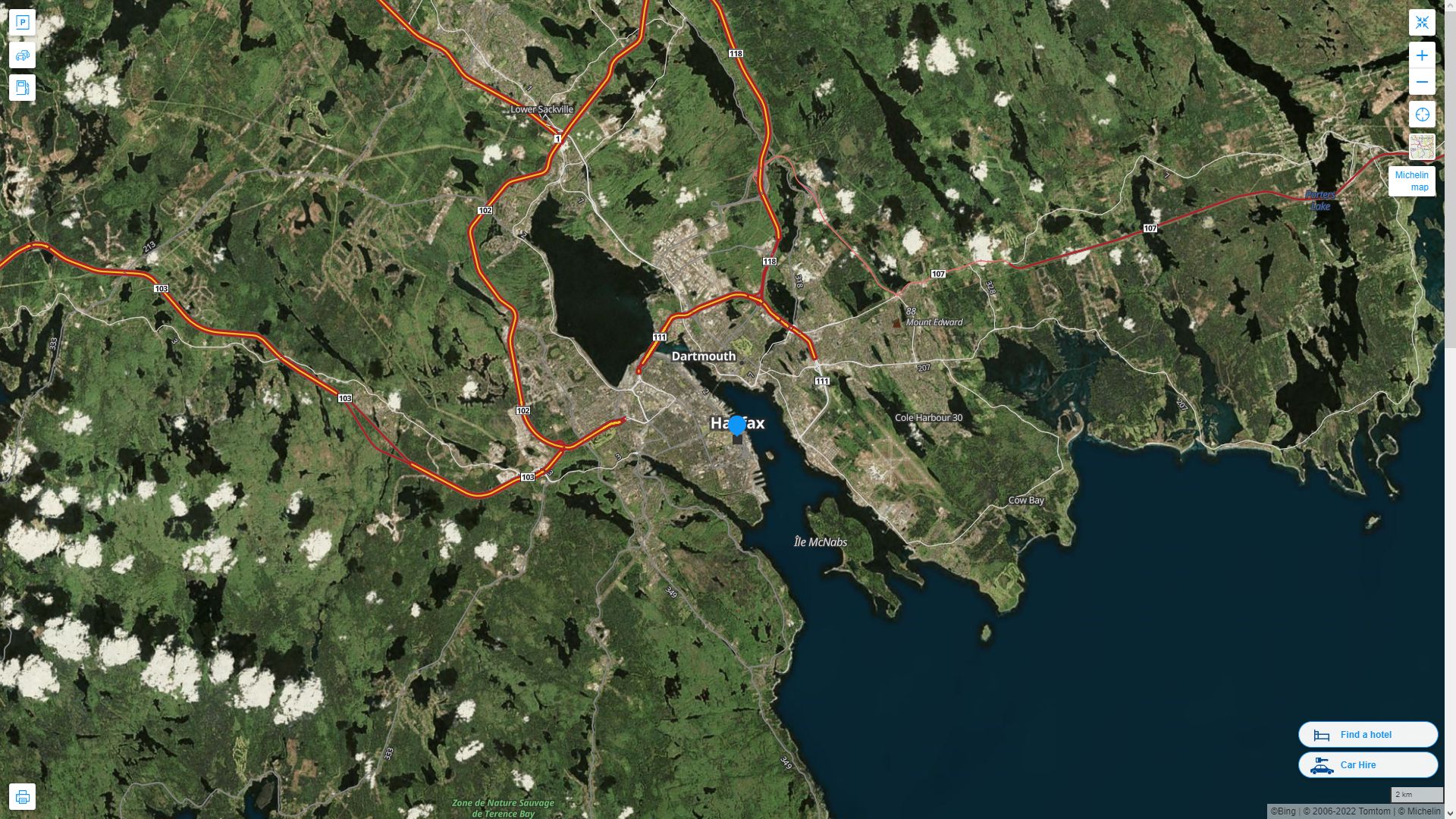Halifax Map