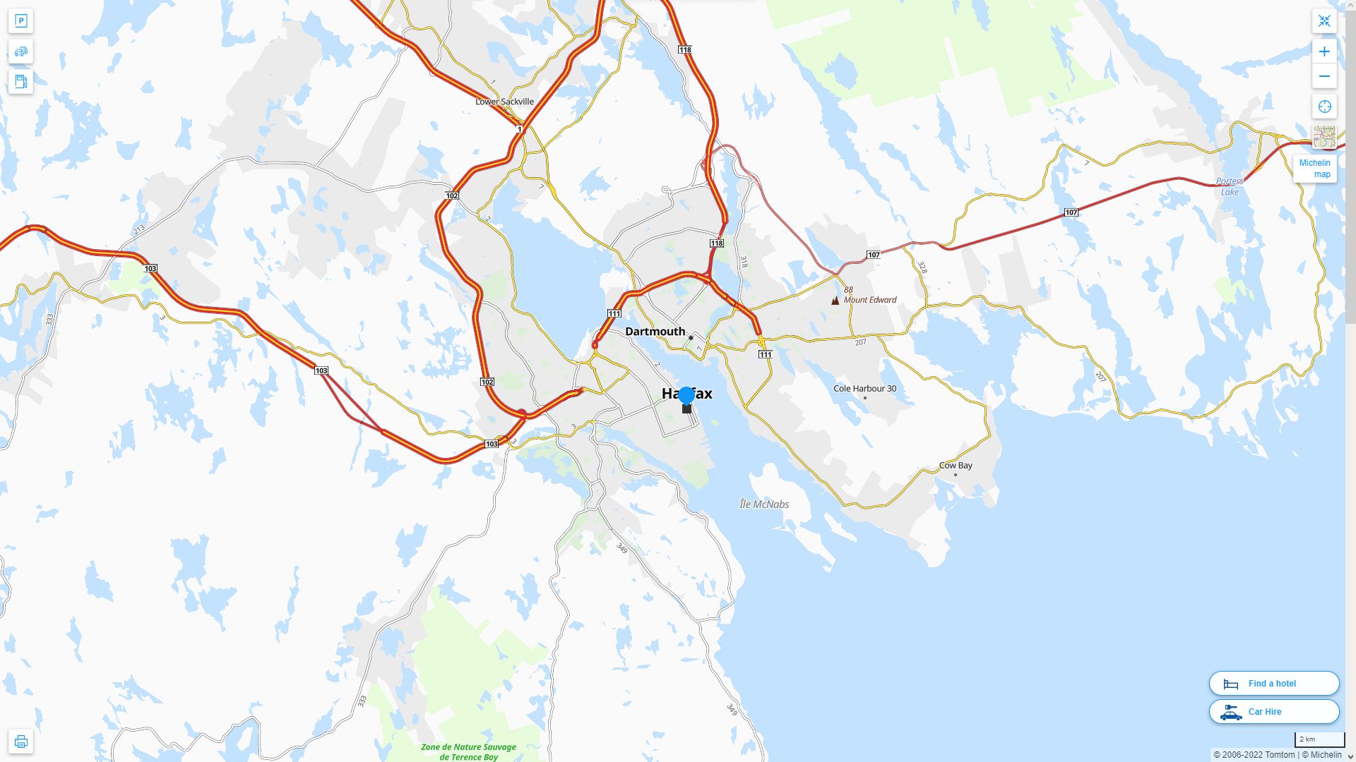 Halifax Map