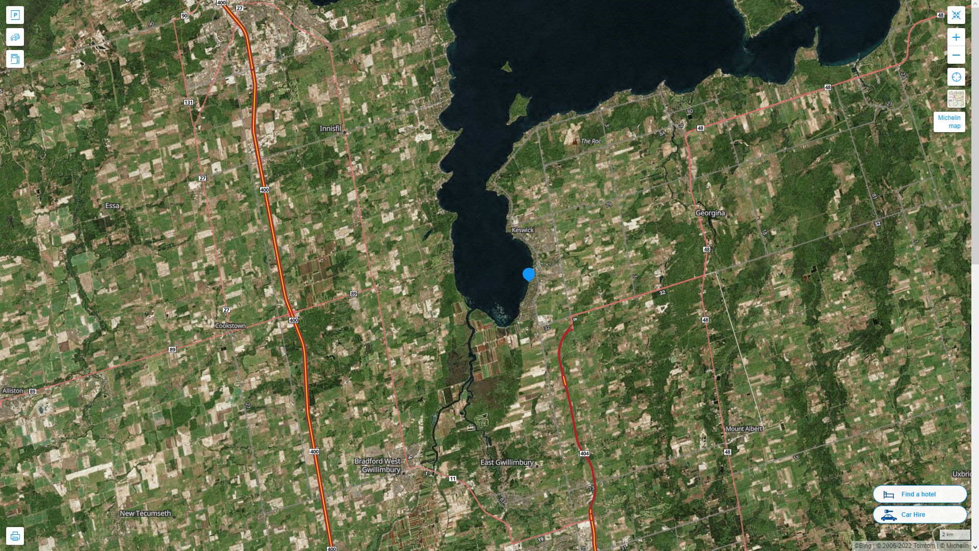 Keswick Elmhurst Beach Map