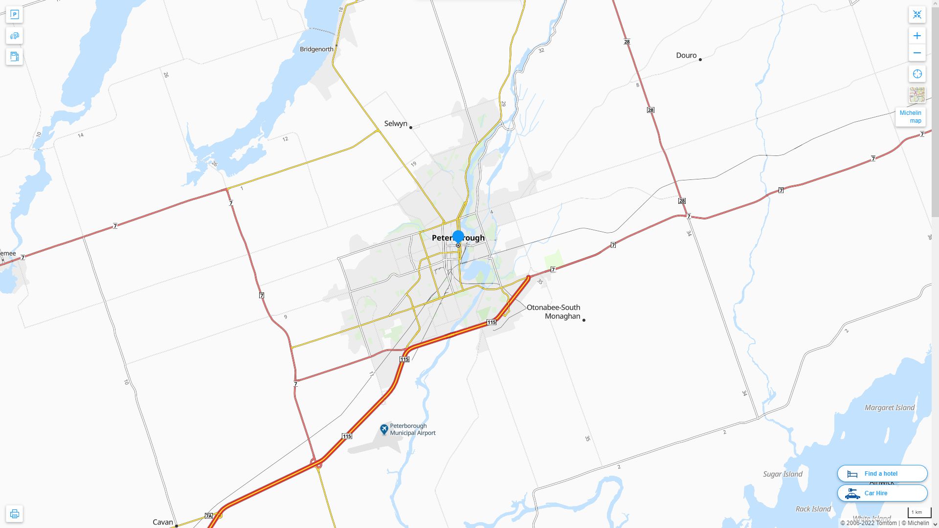 Peterborough Map