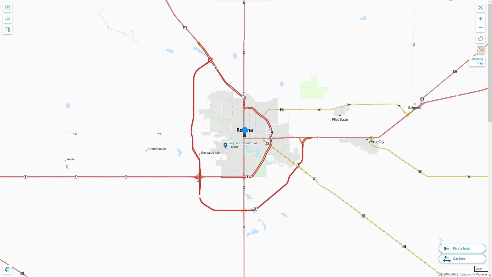 Regina Map