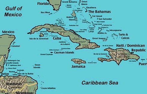 Cayman Islands Map