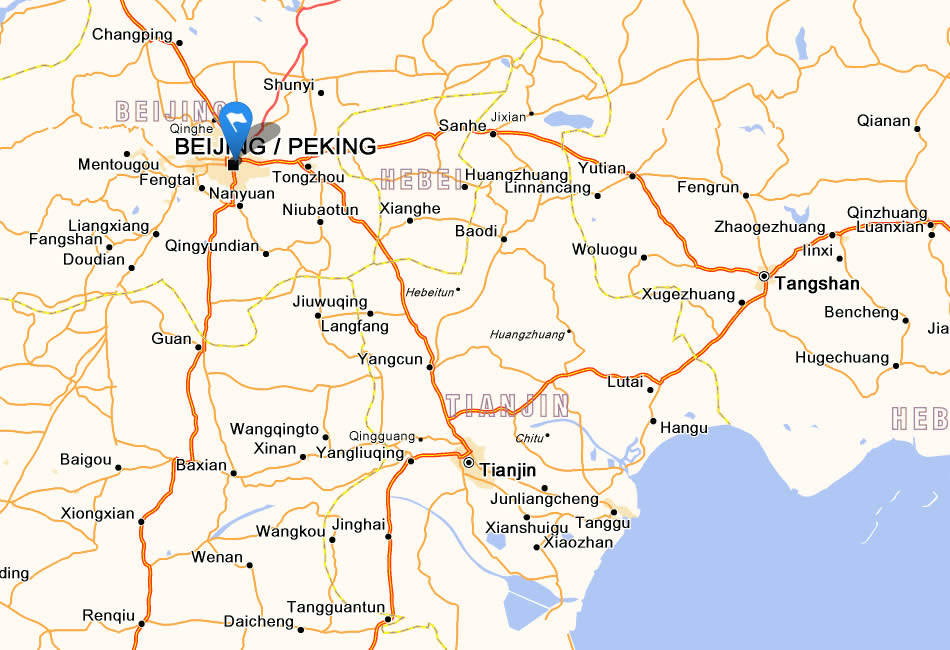 Beijing Map - China
