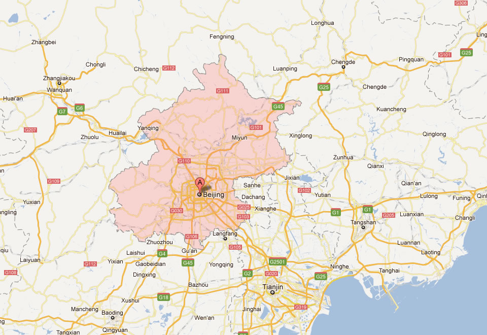 Beijing Map - China