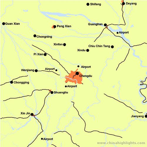 Chengdu Map