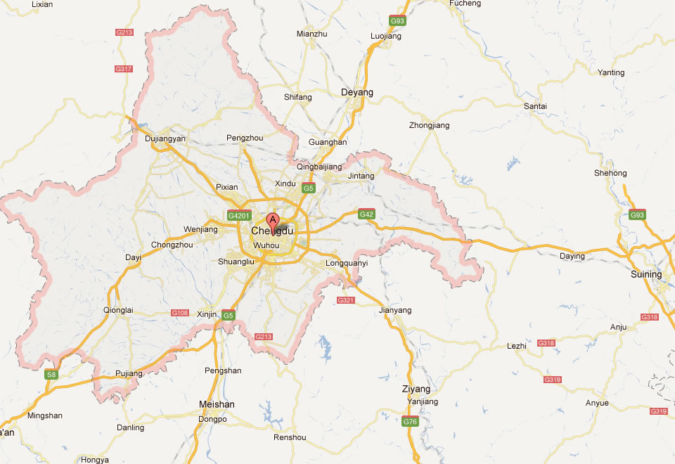 Chengdu Map