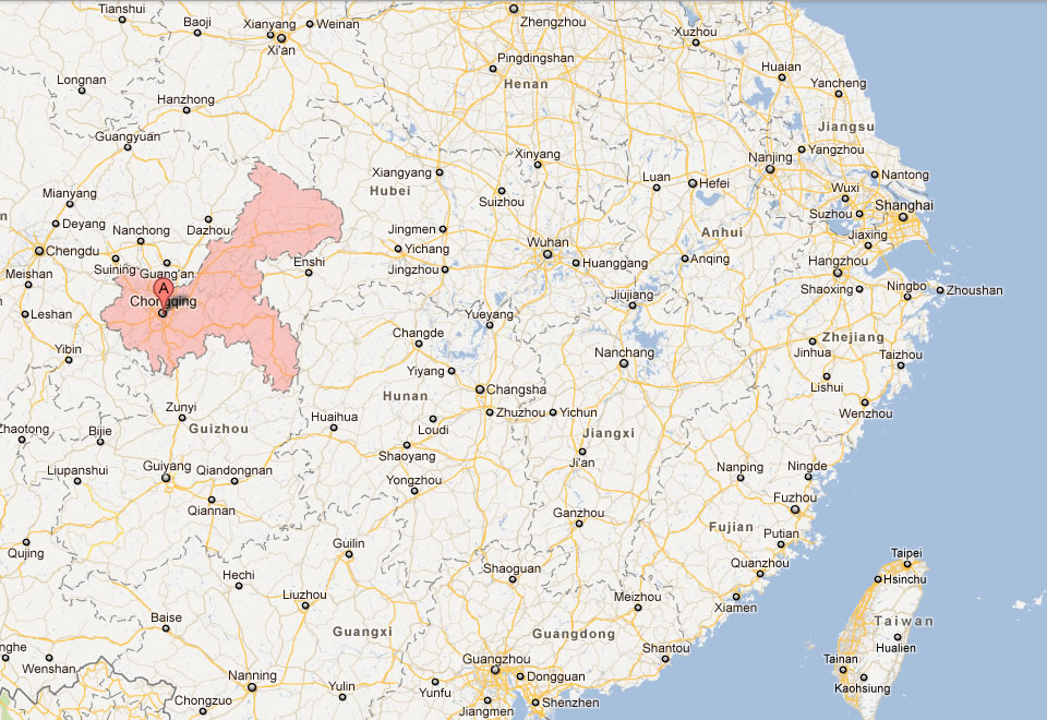 Chongqing Map