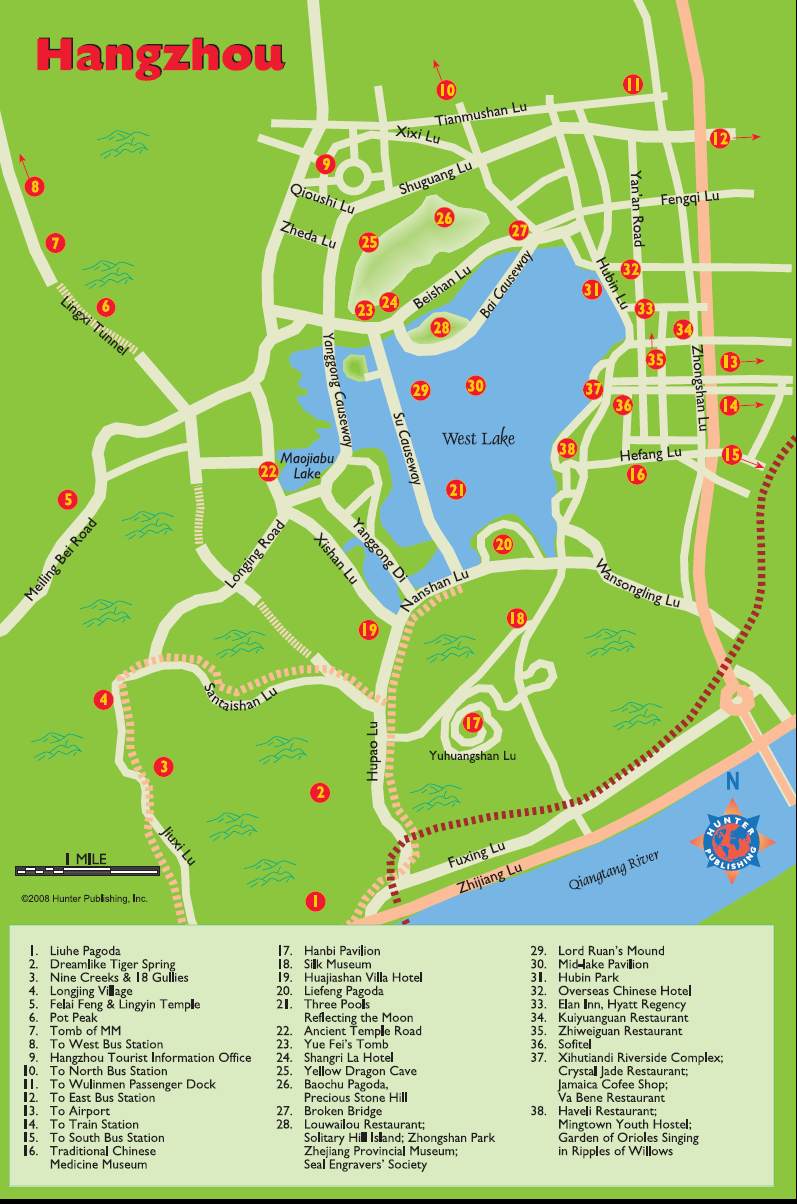 Hangzhou Map - China