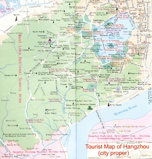Hangzhou Map - China