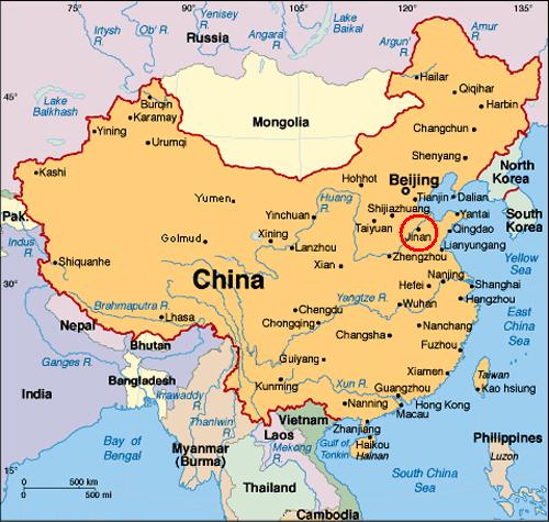 Jinan Map