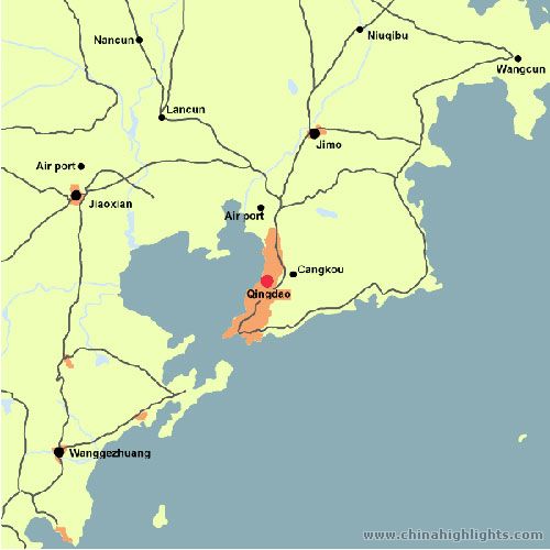 Qingdao Map