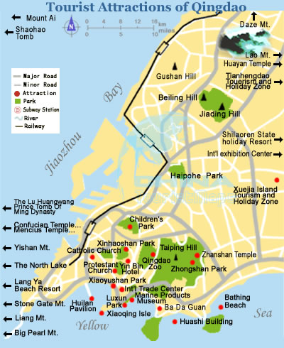 Qingdao Map