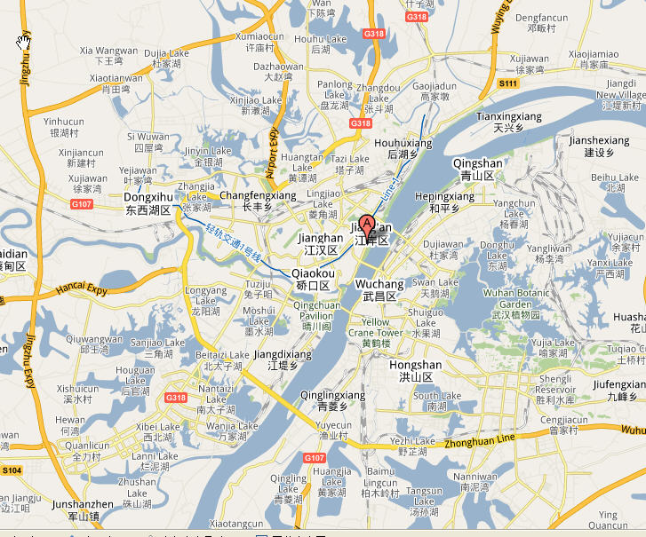 Wuhan Map - China