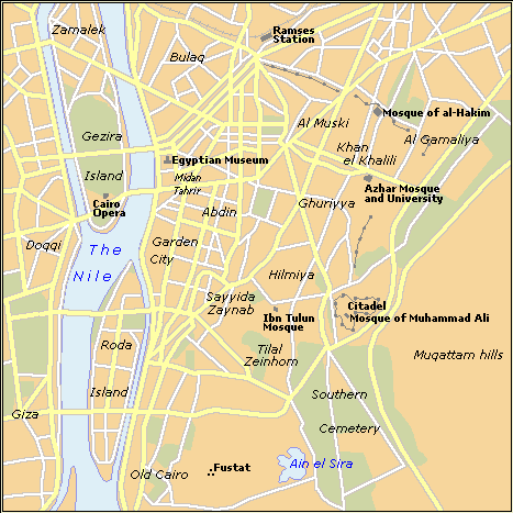 Cairo Map - Egypt