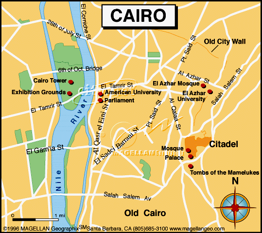 Cairo Map - Egypt
