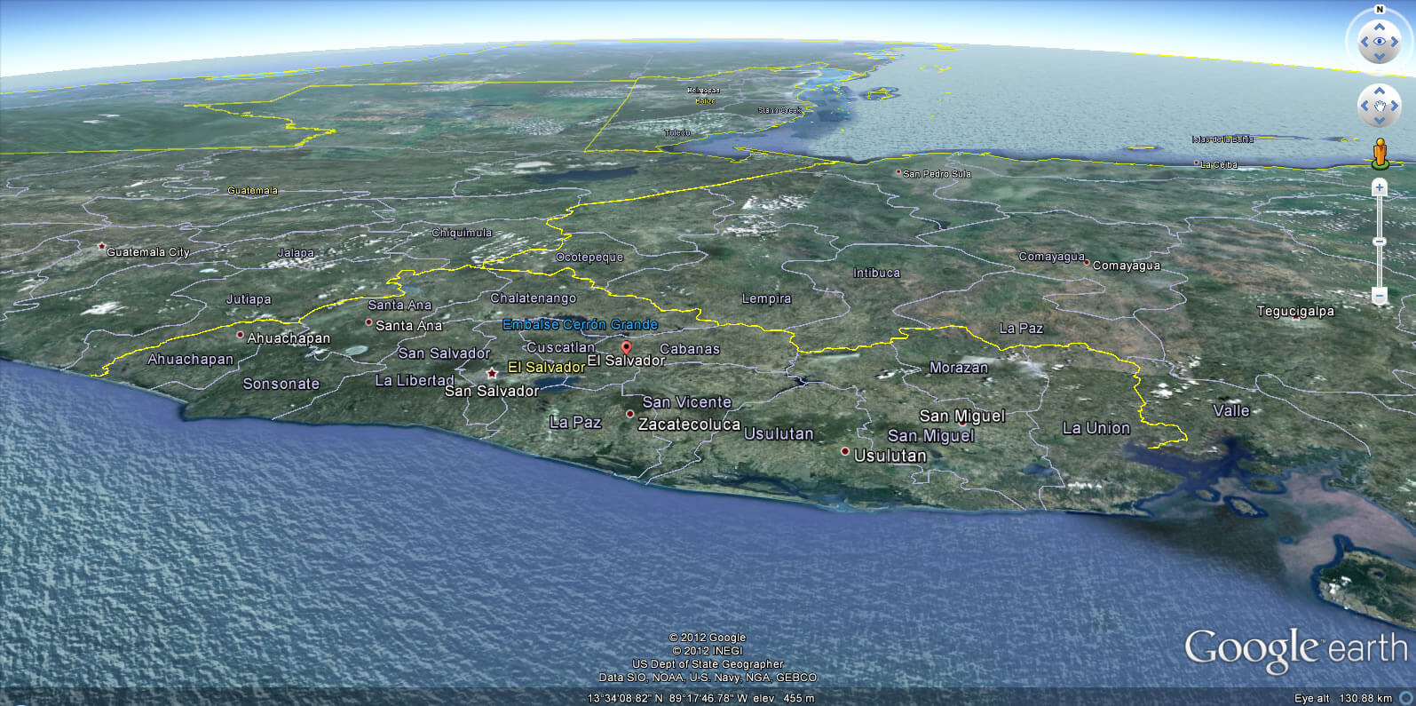 Google Earth El Salvador La Libertad - The Earth Images Revimage.Org