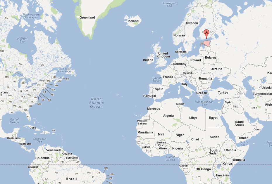 Estonia Map